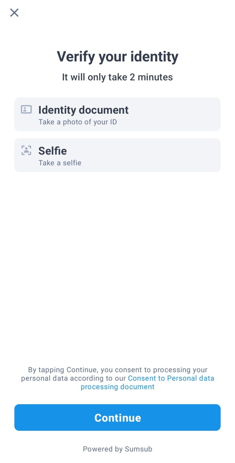How to verify your identity in the Wallet – Bitnovo Blog
